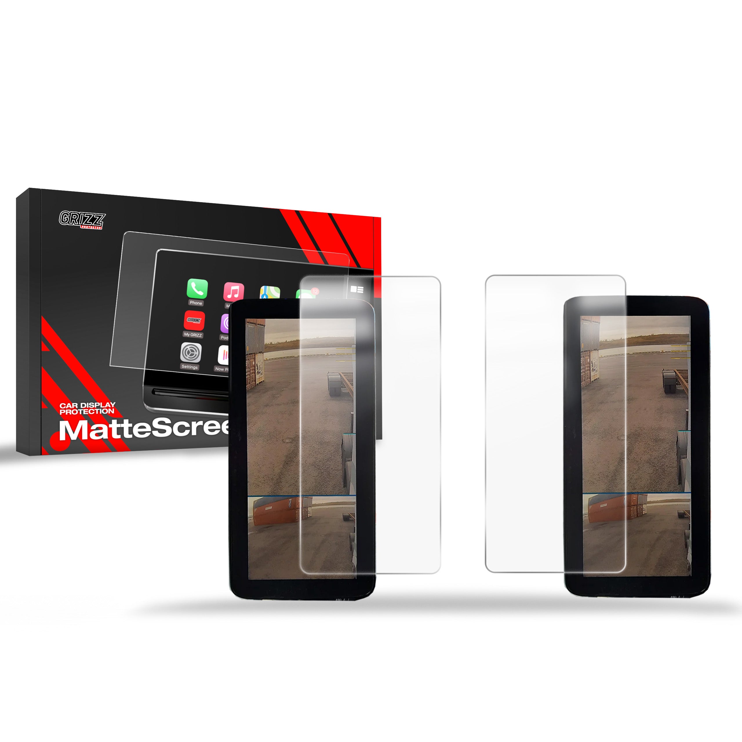 Matte Autodisplayfolie 2in1 für Mercedes Arocs Mirrors (2019-2024), Gr