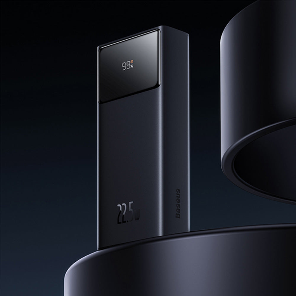 Powerbank mit Display und Kabel USB-C, 30000mAh, 22.5W, 2x USB-A, 1x U