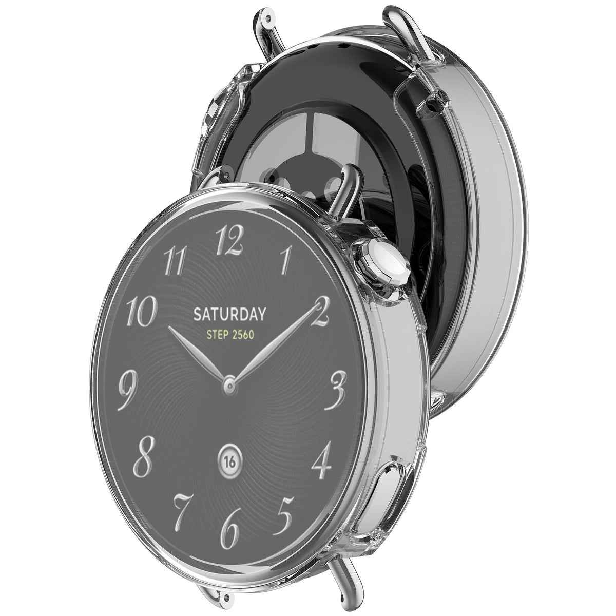 Schutzhülle für Xiaomi Watch S4 41 mm, Bizon Case Watch Felipe, Transp