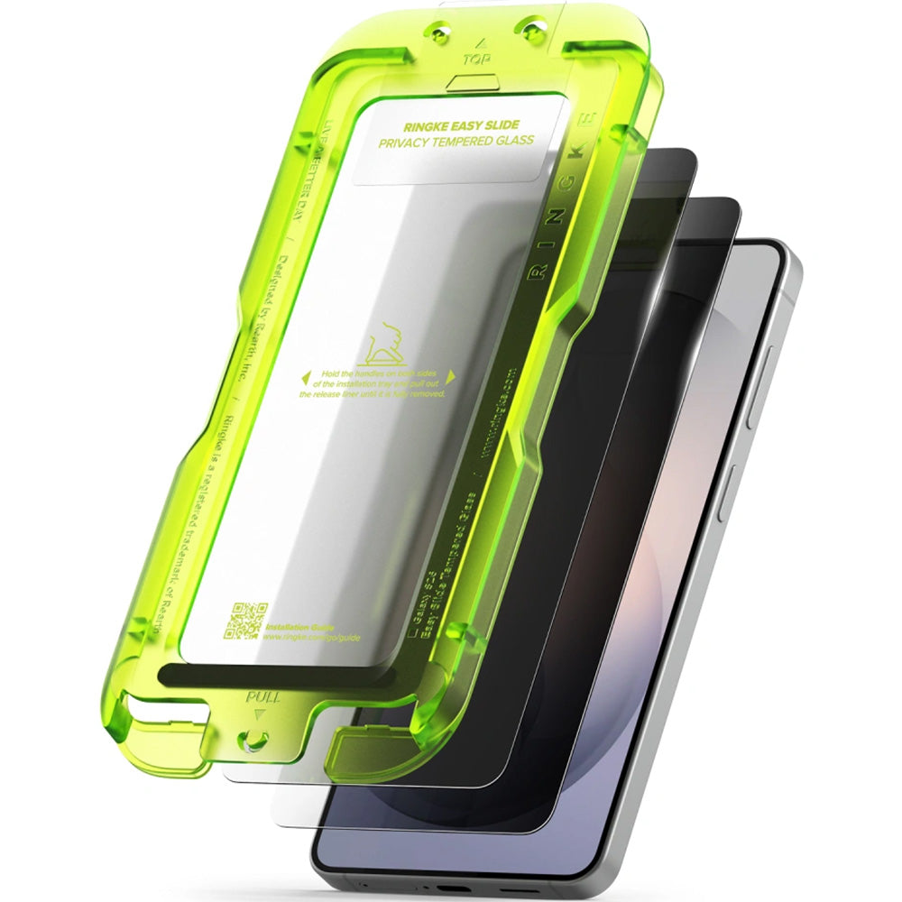 Sichtschutzglas mit Applikator für Galaxy S26, Ringke Easy Slide, 2 St